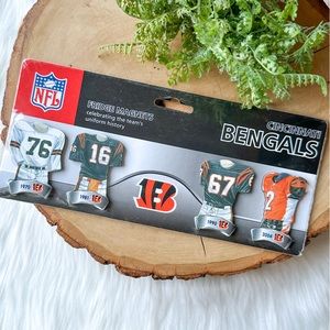 NFL | Kitchen | Cincinnati Bengals Nfl Team Uniform History Fridge ...